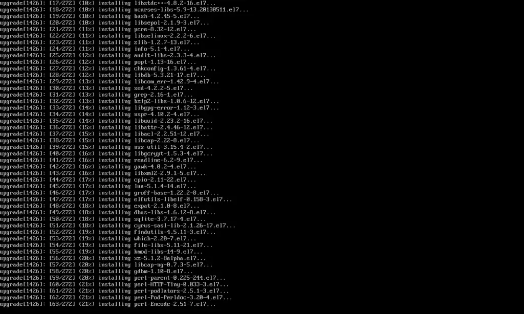 Upgrade from CentOS 6 to CentOS 7