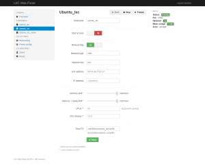 Manage LXC Container with LXC Web Panel - A Web Based Interface
