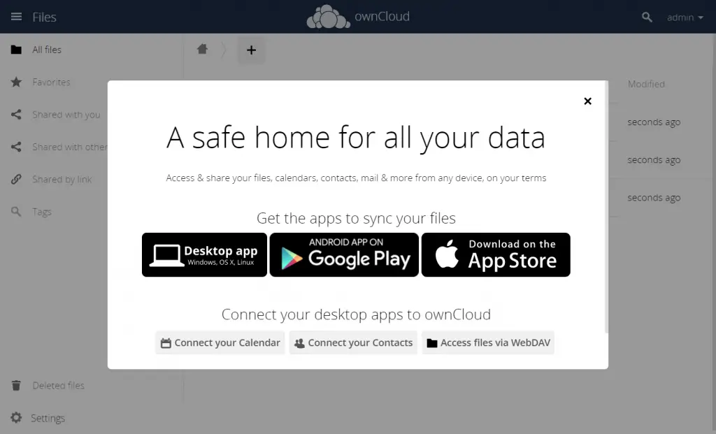 Install ownCloud 10 on Ubuntu 16.04 / 14.04 / Debian 9 / 8 Install ownCloud 10 on Ubuntu 16.04 / 14.04 / Debian 9 / 8