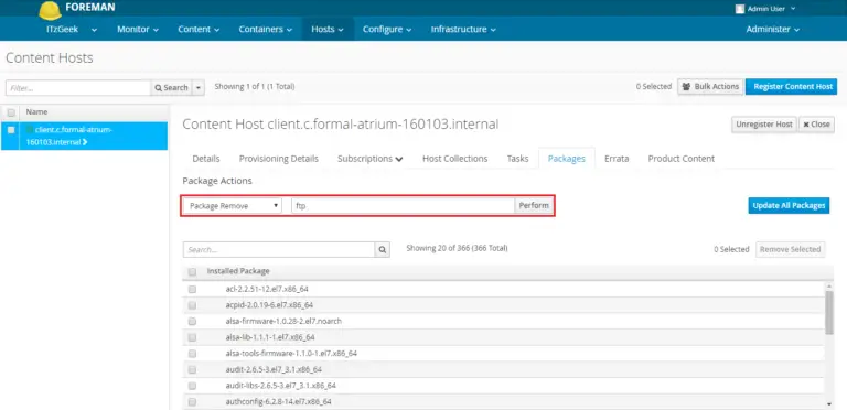 How to Register Linux Servers to Katello Server using an Activation Key
