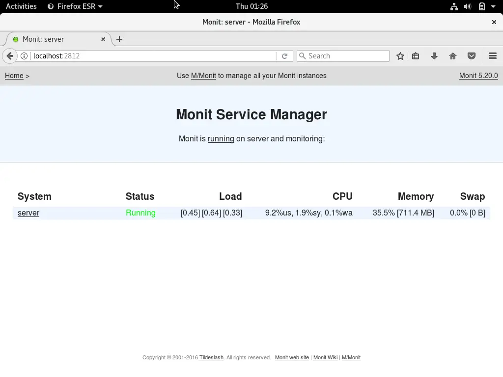 How To Install And Use Monit On Debian 9 Ubuntu 1604