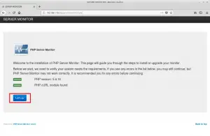Install PHP Server Monitor on Ubuntu 16.04 / Debian 9 / CentOS 7