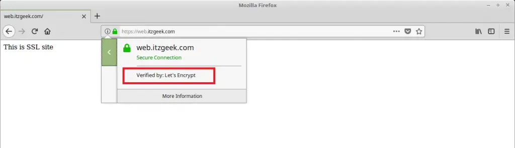 Setup Let's Encrypt With Apache on CentOS 7 / Debian 9 / Ubuntu 16.04