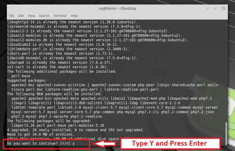 How To Install Linux Apache Mariadb Php Lamp Stack On Linux Mint 19