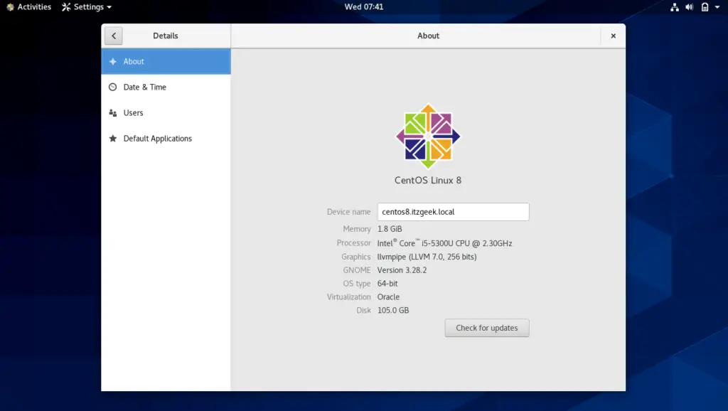 How To Install GNOME GUI on Rocky Linux 8 / CentOS 8 / RHEL 8 | ITzGeek