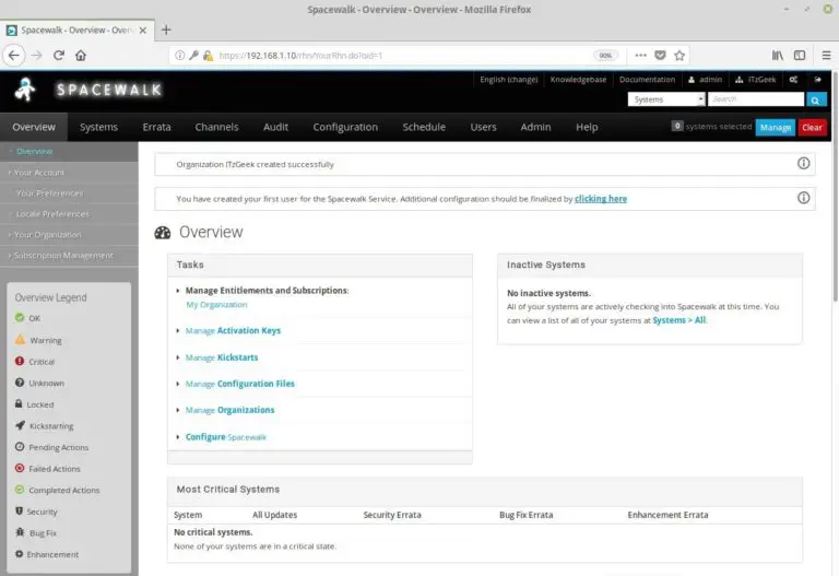 How To Install SpaceWalk on CentOS 7 / RHEL 7 - ITzGeek