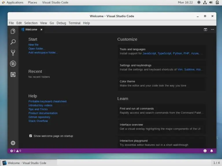 How To Install Visual Studio Code On CentOS 7 / RHEL 7