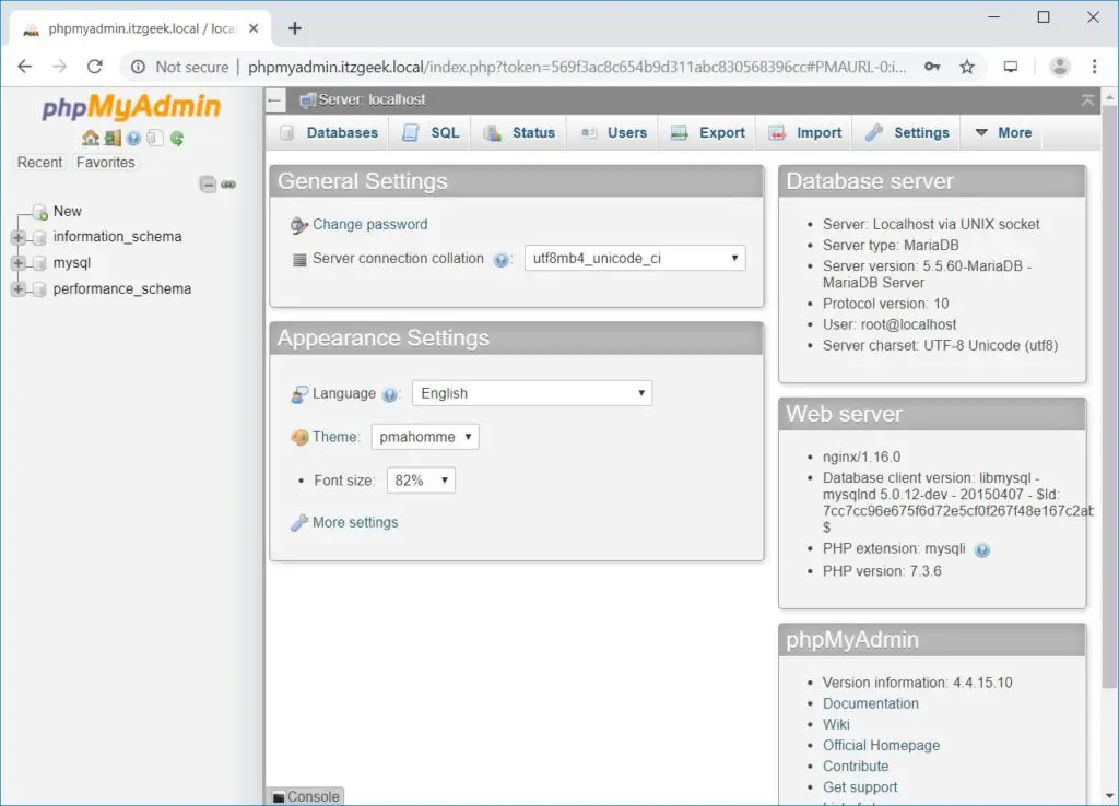 How To Install phpMyAdmin with Nginx on CentOS 7 / RHEL 7