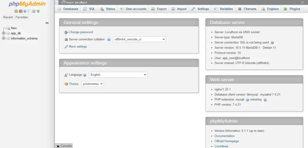 How To Install Phpmyadmin With Nginx On Debian 11 Debian 10