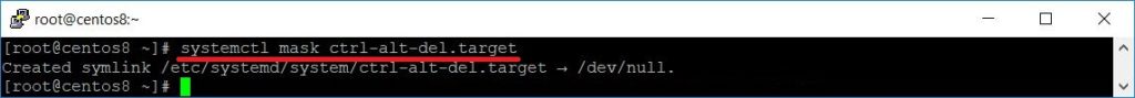 How To Disable Ctrl Alt Del On Centos 8 Rhel 8 Itzgeek