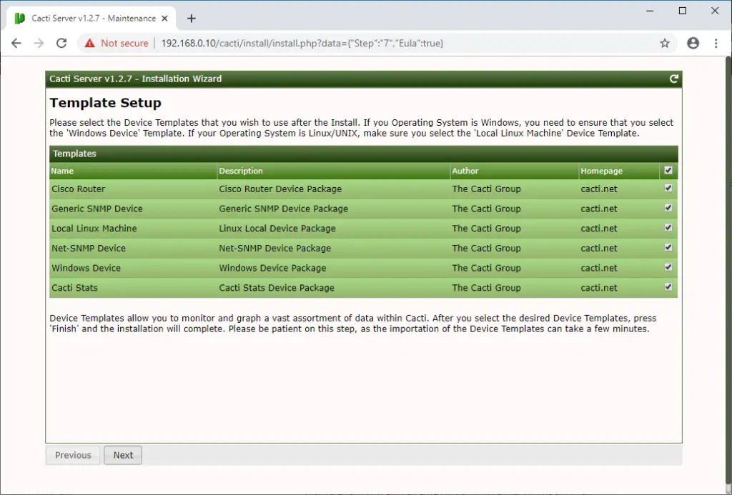 How To Install Cacti on Debian 10 / Debian 9 - A Monitoring Tool