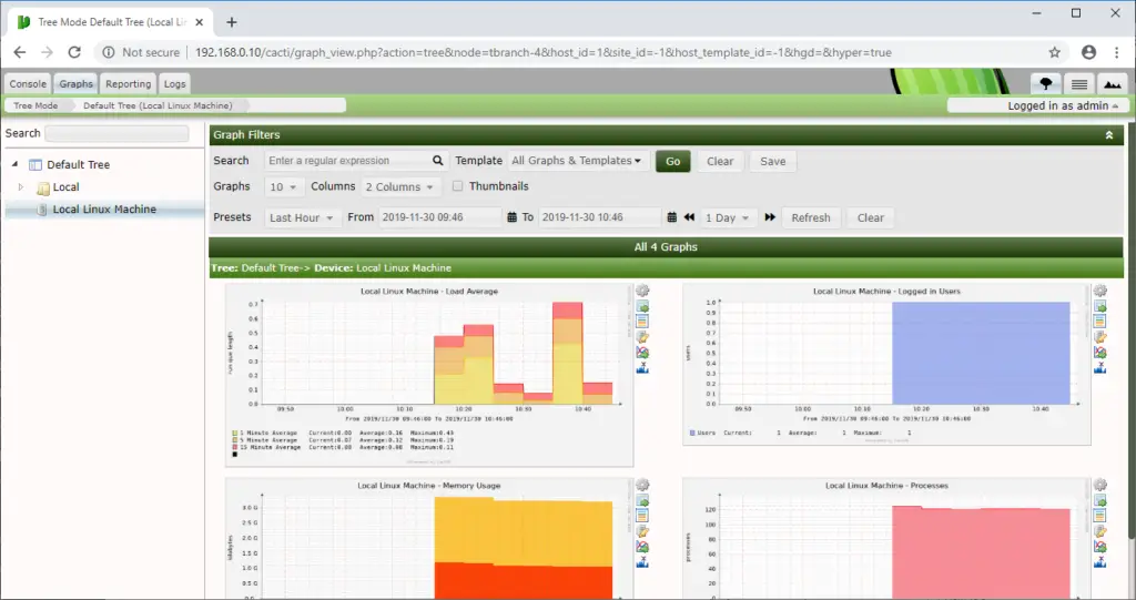 How To Install Cacti on CentOS 7 / RHEL 7 - A Network Monitoring Tool