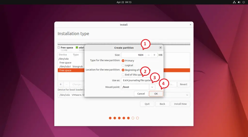 How to Install Ubuntu 22.04 LTS (Jammy Jellyfish) On UEFI and Legacy BIOS System
