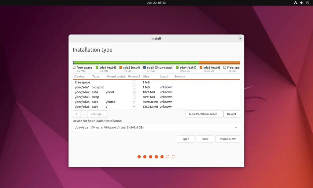 How to Install Ubuntu 22.04 LTS (Jammy Jellyfish) On UEFI and Legacy ...